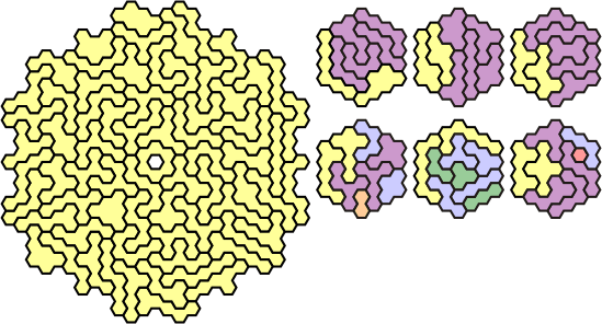 Mono Hexa Snowflakes Problem 2