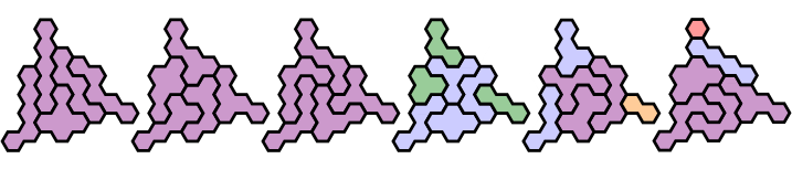 Multihex Sextuplets Problem Ternary